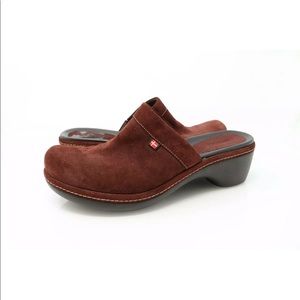 Ecco Shoes | Leather Studded Clogs | Poshmark